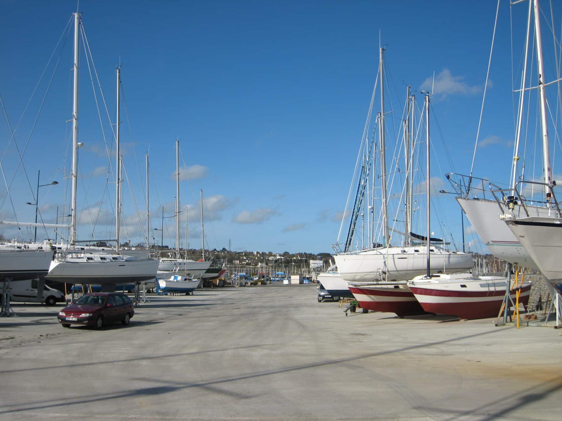 Hivernage à sec de son bateau : ce qu'il faut savoir - Les Marinas de Brest